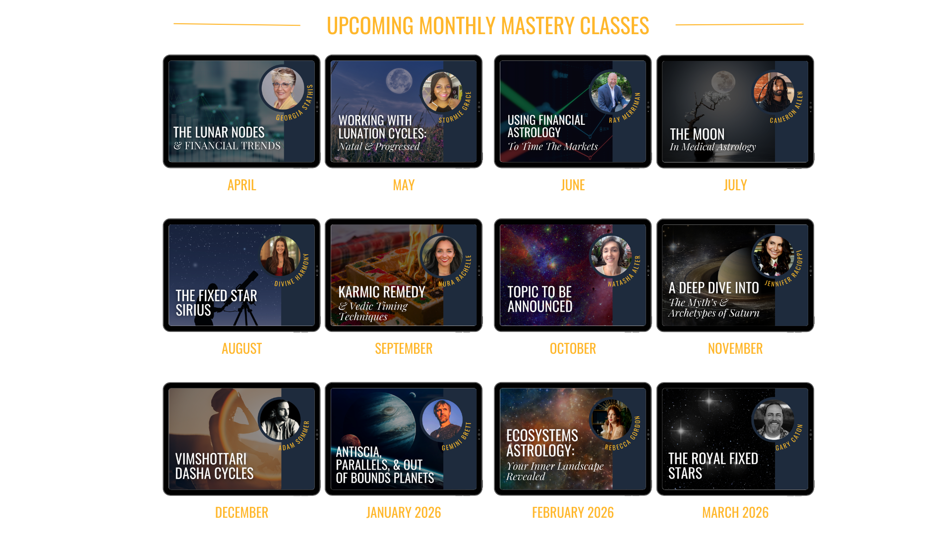 Navigating Change Panel Replay Page - Astrology Hub Learning Portal